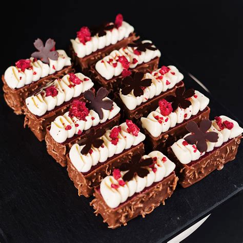 Mini Raspberry Lamingtons Gf Sold Out Hyatt Pantry Restaurant Wynyard Quarter Auckland