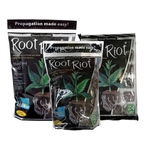 Growth Technology Root Riot 50 Cubes Organic Starter Cubes For Seeds
