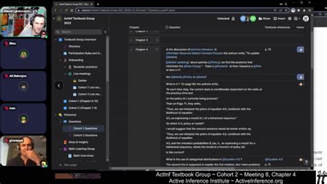 Actinf Textbook Group ~ Cohort 2 ~ Meeting 8 Chapter 4 Part 1