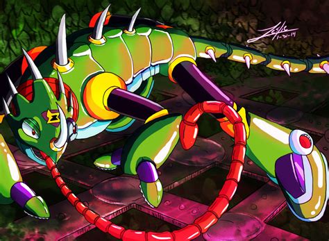 Sting Chameleon Mega Man X By Girldirtbiker On Deviantart