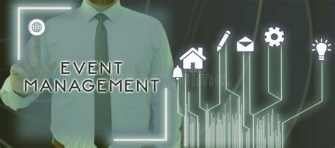 Hand Writing Sign Event Managementcreation And Development Of Large Scale Actions Festivals