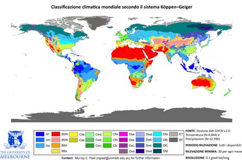 I Sistemi Di Classificazione Del Clima Geomagazineit