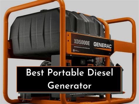 The 5 Best Small Portable Diesel Generator Reviews Wirecutter