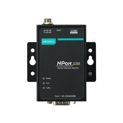 MOXA NPort A W O Adapter Serial To Ethernet Device Server Easy World Automation