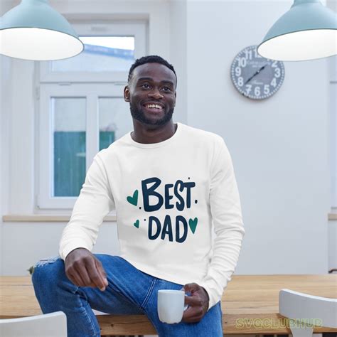 Fathers Day Svg Dad Svg Best Dad Clipart Daddy Happy Fathers Day