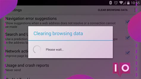 how to delete browser history on android moyens i o