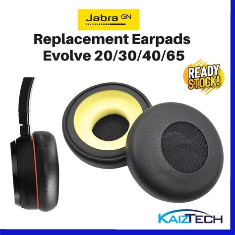 Pair Jabra Foam Leather Ear Cushions For Evolve Evolve Ii Evolve Evolve Ms Uc