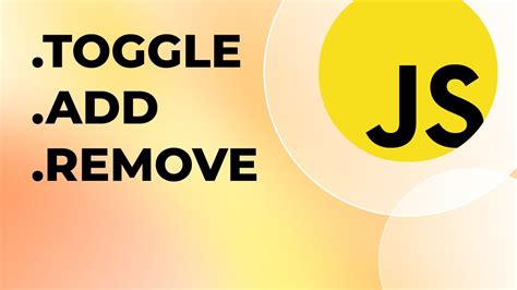 The Classlist Api Youtube