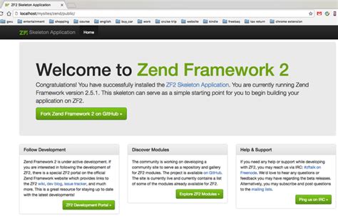 Set Up Zend Framework Skeleton Application On Mac Step By Steplonely