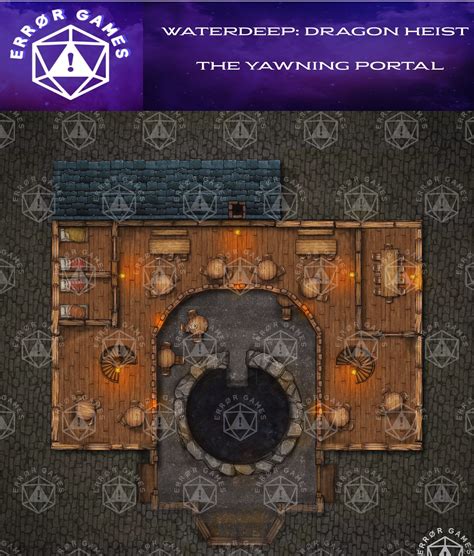 The Yawning Portal Vtt Battle Map Etsy