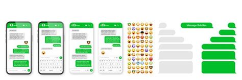 Smartphone Messaging App User Interface Royalty Free Vector Smartphone Messaging App User Interface Royalty Free Vector