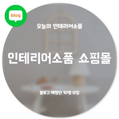 오늘의 배송 내 방 인테리어에 포인트를 더해줄 오늘의 인테리어소품 쇼핑몰 리뷰어 모집 네이버 블로그
