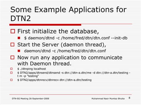 introduction to delay disruption tolerant networking and applications ppt