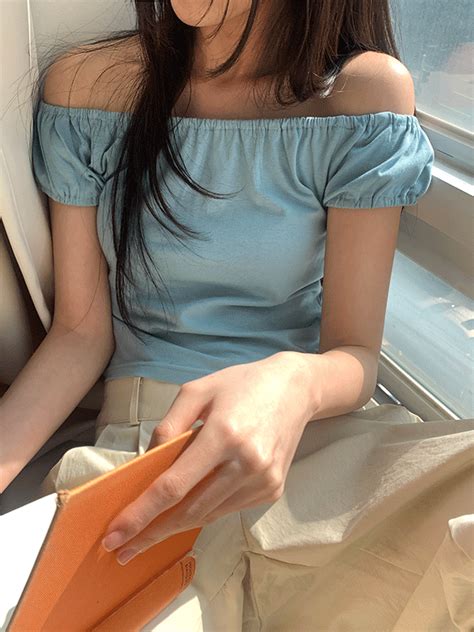 나이니 [블랙당일 오프숄더가능] 프리스 셔링 밴딩 투웨이 반팔 티셔츠