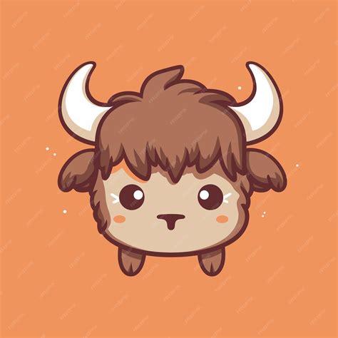 Premium Vector 99 041 Convertedcute Kawaii Buffalo Chibi Mascot