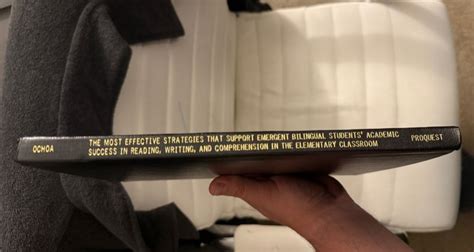 I Was Excited To Open My Hard Cover Copy Of My Completed Dissertation