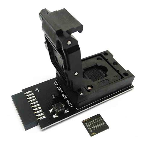 emcp221 to 20pin ic test socket phone data recovery test socket