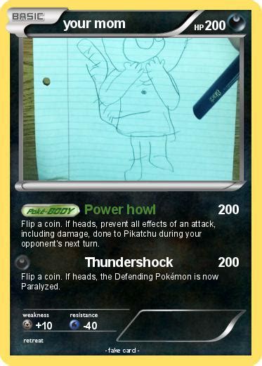 Pokémon Your Mom 614 614 Power Howl My Pokemon Card