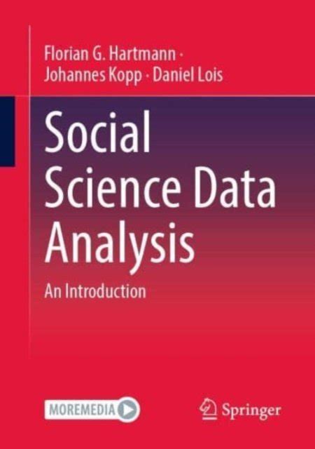 Social Science Data Analysis An Introduction Springer Książka W Empik