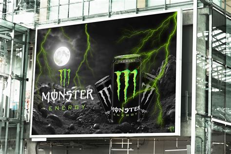 Monster Drink Advertising Poster Design Behance