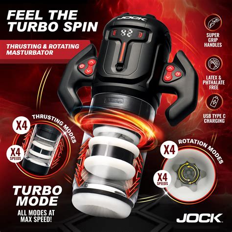 Jock Turbo Spin Thrusting And Rotating Masturbator