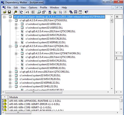 Menggunakan Dependency Walker Pada Qt Pt Proweb Indonesia