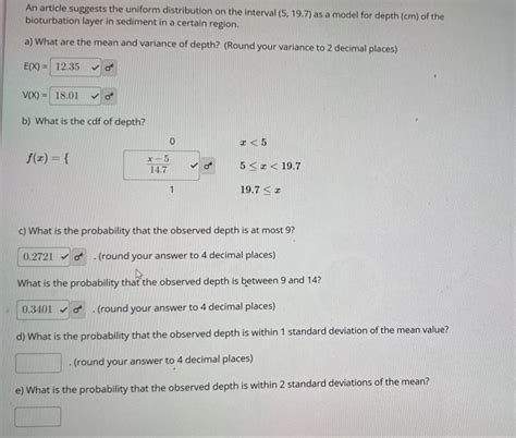Solved An Article Suggests The Uniform Distribution On The