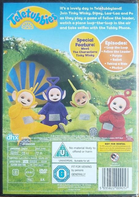 Teletubbies Follow The Leader 2016 Newandsealed Dvd Region 2 Free
