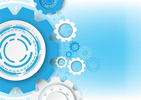 Gear Circuit Technology Background Engine Information Board Vector Engine Information Board