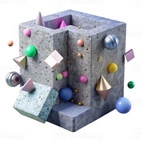 Elegant Contemporary Concrete Texture Grunge Effect Cutout High Quality