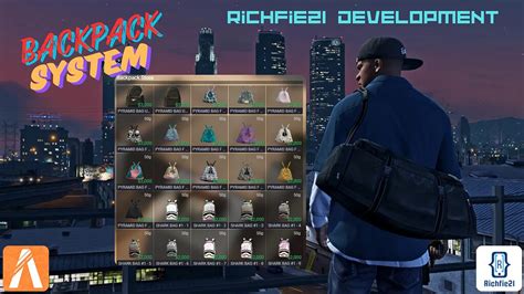 [esx] [qbox] [qbcore] [paid] rf21 realistic backpack system [ox inventory and mf inventory and qb