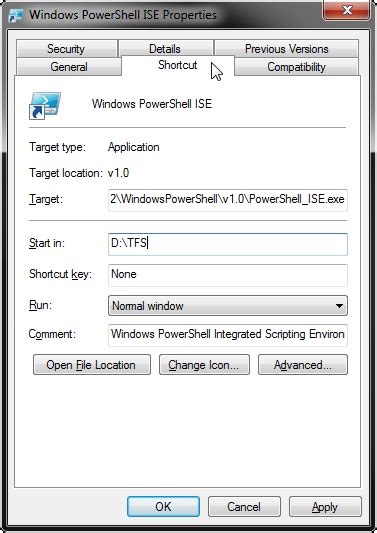 is it possible to start powershell ise with specified not default profile stack overflow