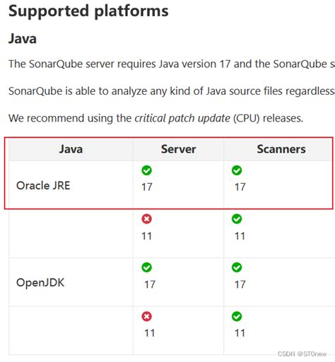 Sonarqube 99 由于 Java版本导致的报错的解决方法sonarqube Error Could Not Create The