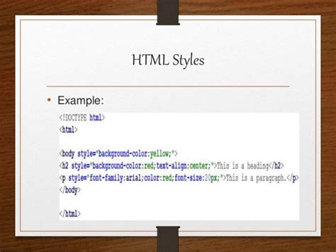 html comprehensive overview