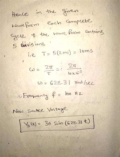Solved 6 The Input To The Half Wave Rectifier Circuit Below Given