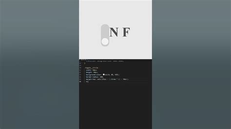 Onoff Switch In Css😍 Programming Coding Css Htmlcss Shorts
