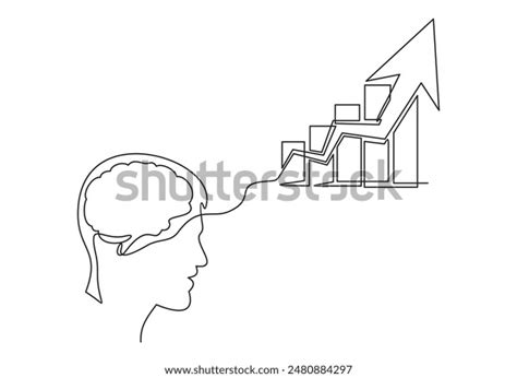 Human Head Chart Diagrams Graphs Concept Stock Vector Royalty Free