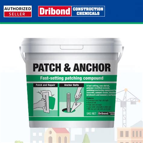 Dribond Patch And Anchor Fast Setting Patching Compound 20kg