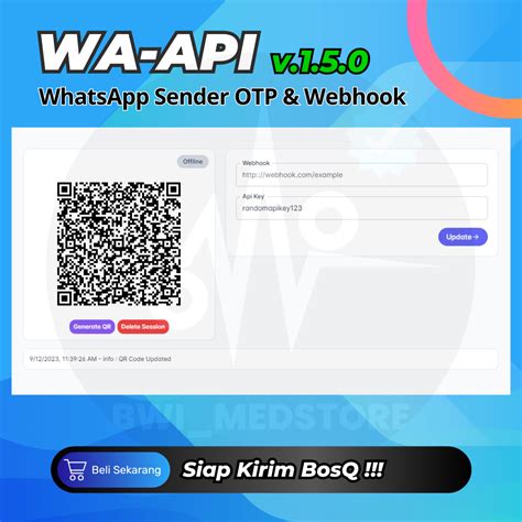 Jual Source Code WA API V Send OTP Webhook Shopee Indonesia