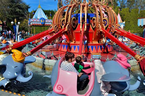 Dumbo The Flying Elephant Ride In Fantasyland At Disneyland In Anaheim