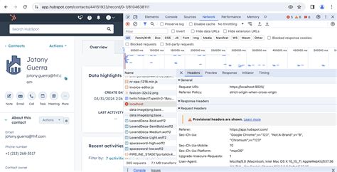 hubspot community calling sdk integration requesting wrong localhost