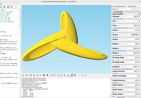 3d Part Design With Openscad 86 Adding A Pinwheel Option To The Universal Propeller Module