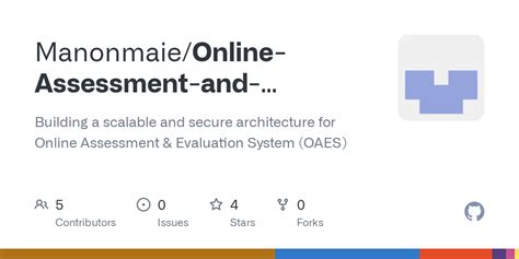 Github Manonmaieonline Assessment And Evaluation System Building A Scalable And Secure