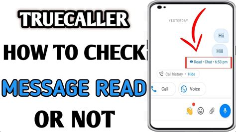 Truecaller How To Check Your Message Read Or Not Check Messages Seen
