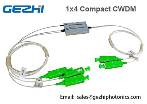 1x4 Ch Optical Compact Cwdm Mux Demux Module For Passive Optical Network