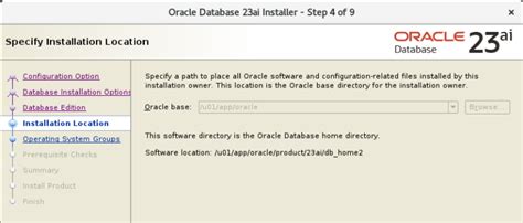 Oracle 23ai How To Install Rdbms Software Gui Database Blog