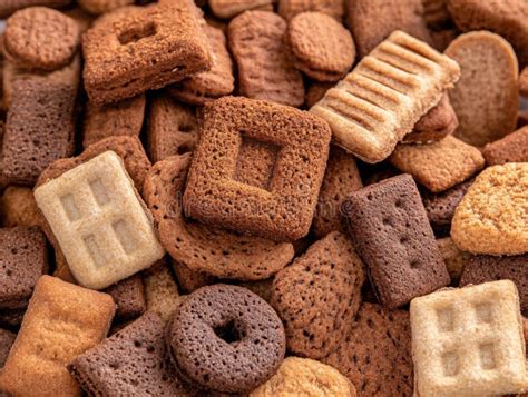 Pile Of Assorted Cookies And Biscuits Stock Illustration Illustration