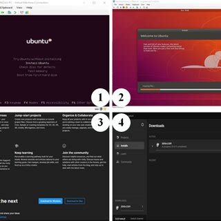 Installation Of Ubuntu Step By Step Shows The Installation Of Download Scientific Diagram