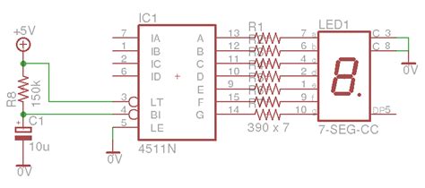 Use External Power With 4511 7 Segments Interfacing Arduino Forum