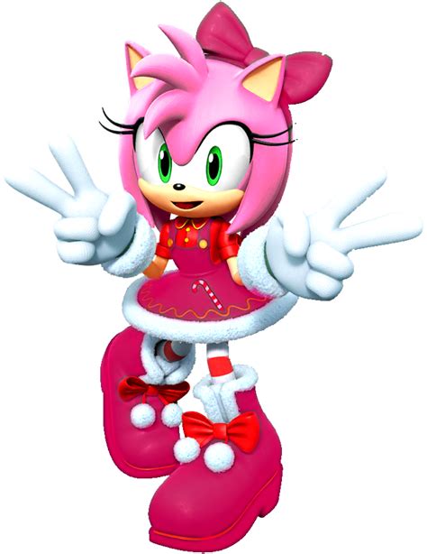 Amy Rose Pink Christmas By Markendria2007 On Deviantart